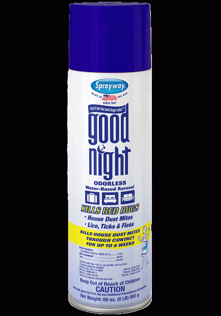 Bed Bug Oderless Spray - Sprayway Good Night Spray