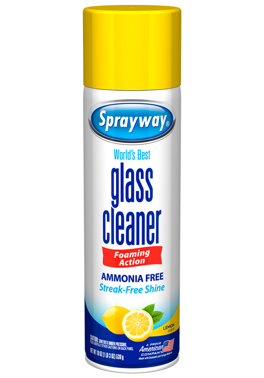 Sprayway Glass Cleaner Lemon Scent 19oz - Sprayway